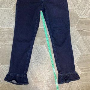 J Brand | Jeans | J Brand Ruby Highrise Ruffled Cropped Skinny Jean ...